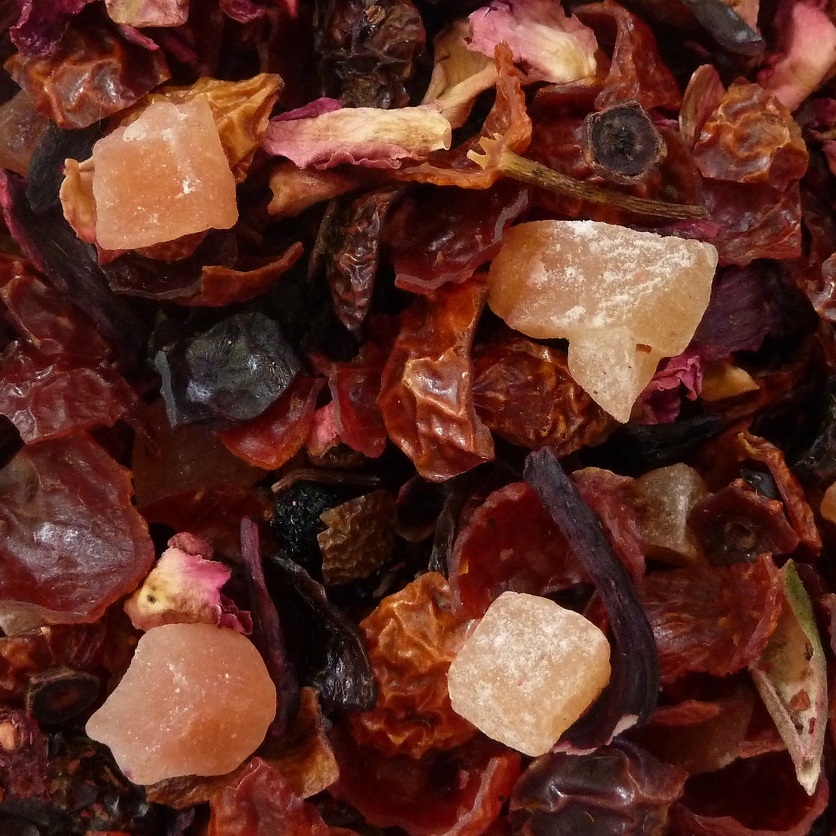 Infusion papaye, raisin sec, fraise, framboise, cerise - Escale au Qué ...