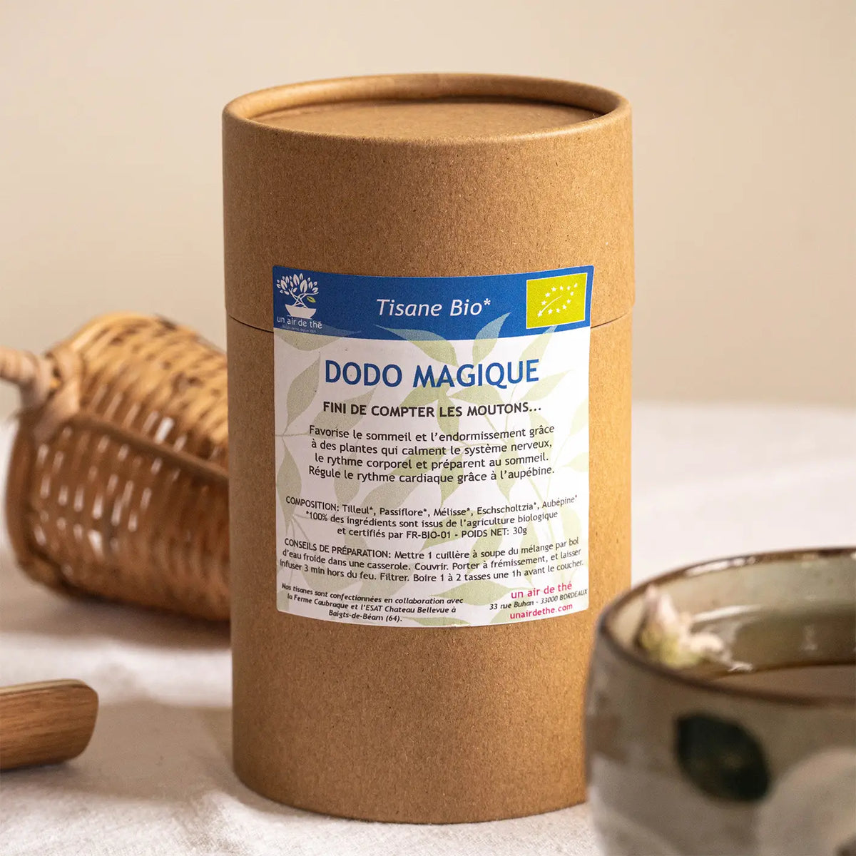 Tisane Détente BIO - Dodo Magique – un air de thé